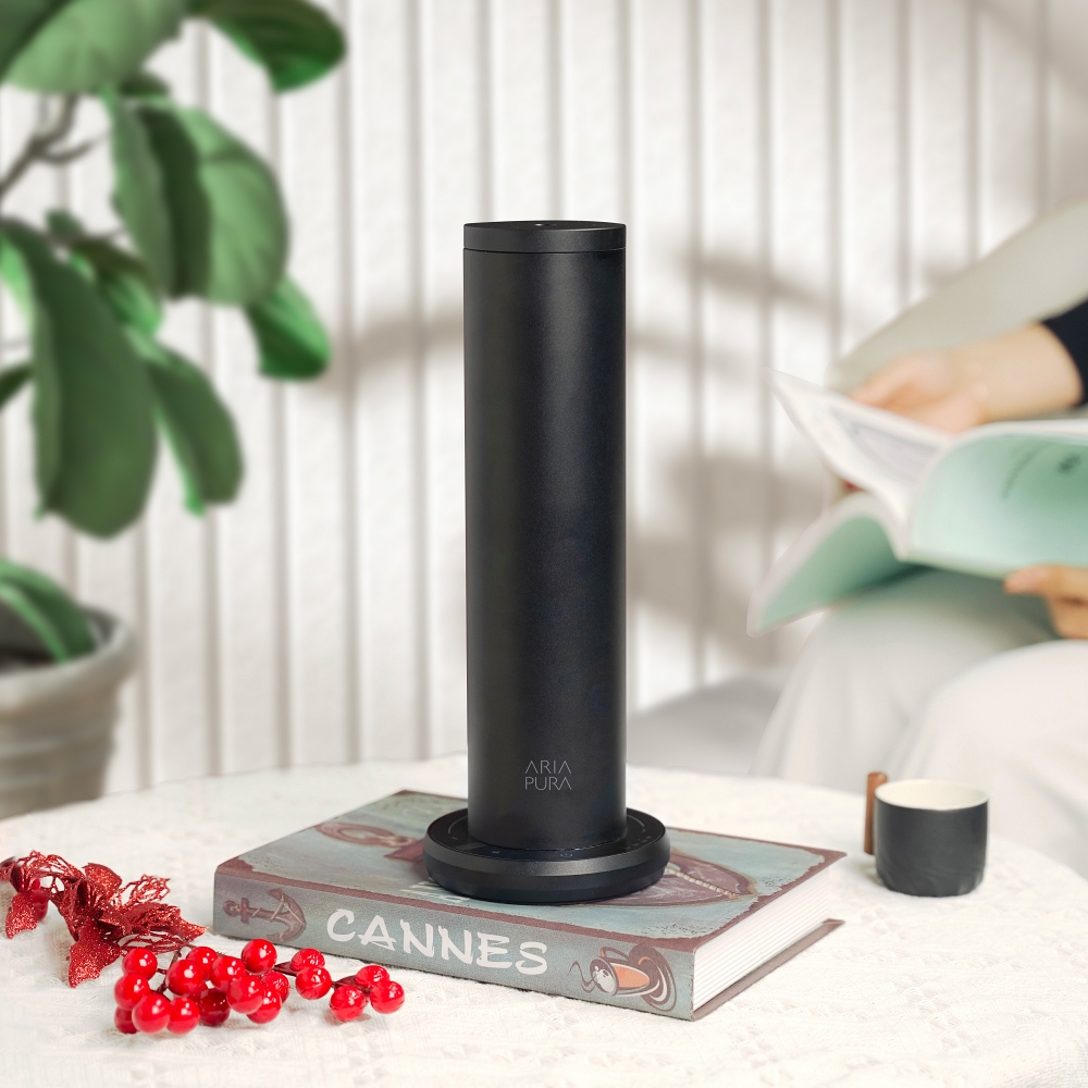 ARIA PURA - přístroj sloup - nebulizér difuzér AP3 Tower black - Aria Pura